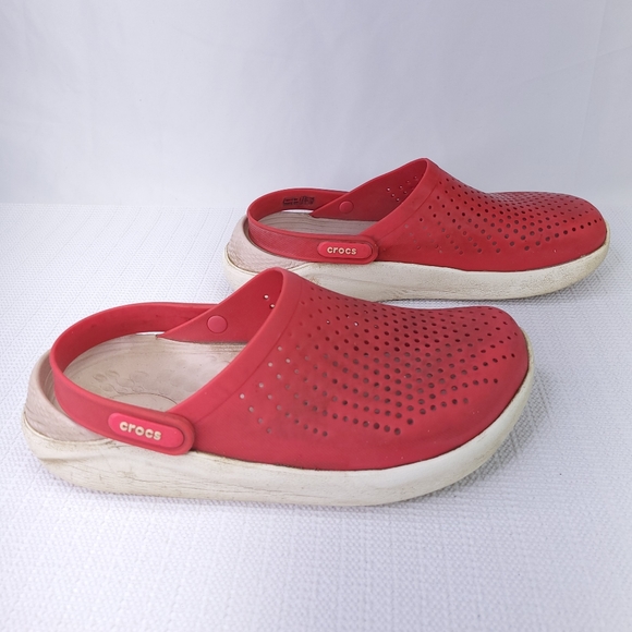 CROCS | Shoes | Crocs Literide Clogs Perforated Slip On Comfort Sling ...
